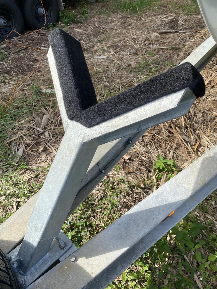 Bow Rest Catcher Assembly Marine Boat Trailer Adjustable Galvanized ...