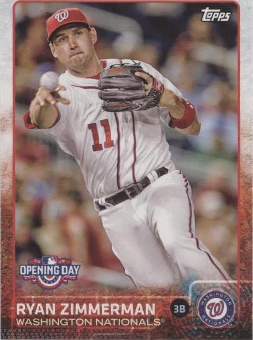2015 Topps Opening Day - Ryan Zimmerman #103 for sale online | eBay