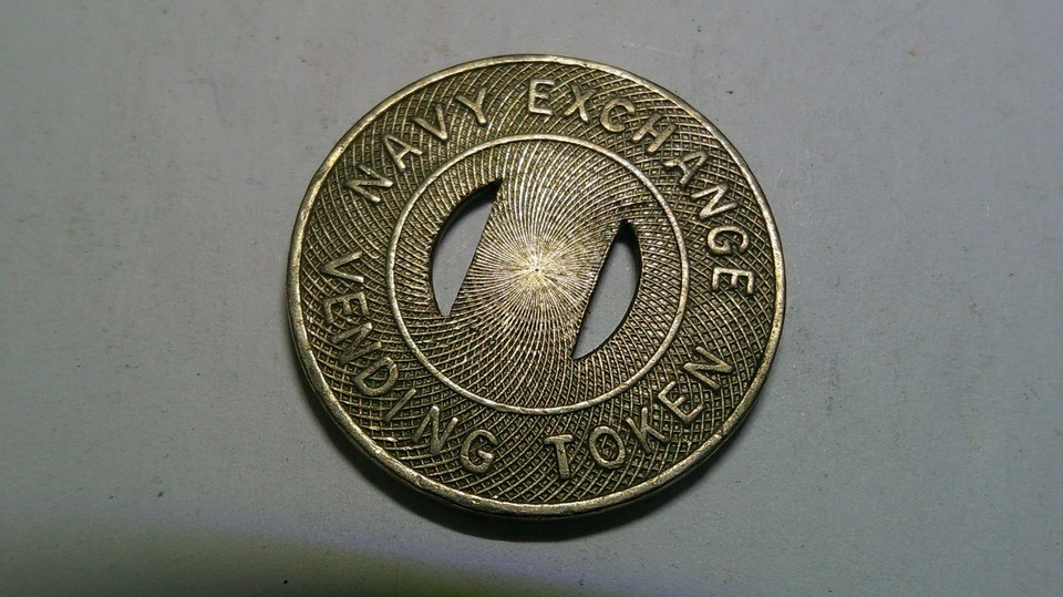Vintage Navy Exchange Vending Token Sangley Point Philippines | eBay