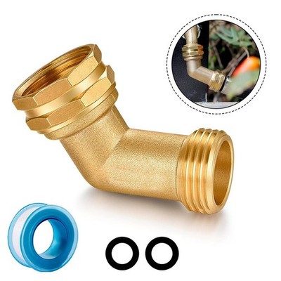 Premium Brass 34 Inch Elbow Fitting for Garden Hose 45 Degree Angle Design | eBay UK