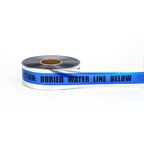 Mutual Industries "Buried Water Line" Underground Detectable Tape 3" x ...