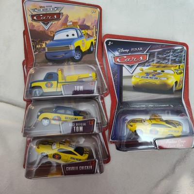 Disney Pixar Cars ALL PISTON CUP 4lot Tow, Charlie Checker, Tom, Pace ...