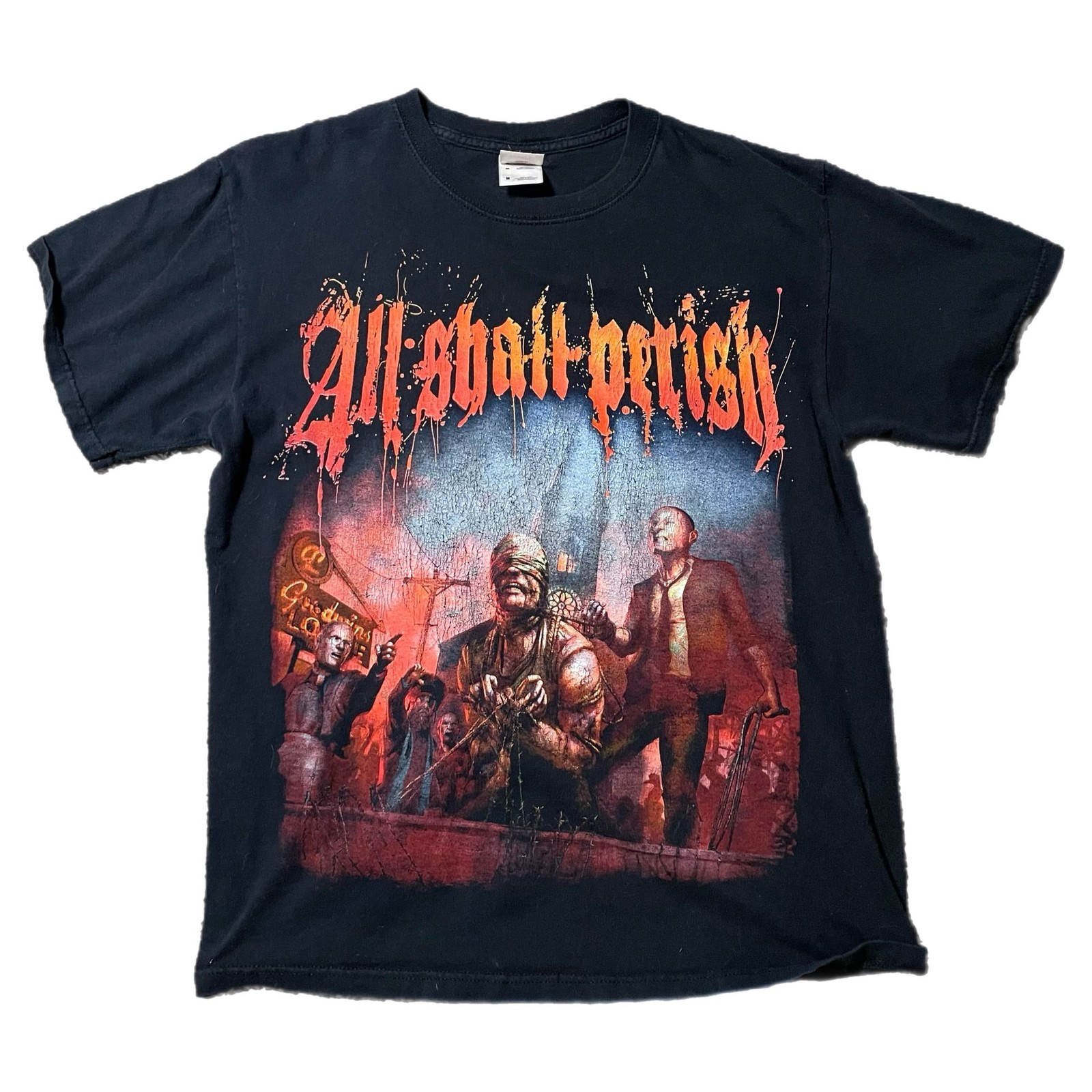 All Shall Perish 'This Is Where It Ends' Metal Band T-Shirt Gildan | eBay