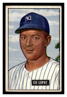 1951 Bowman Baseball #218 Ed Lopat 51BBB-02 | eBay