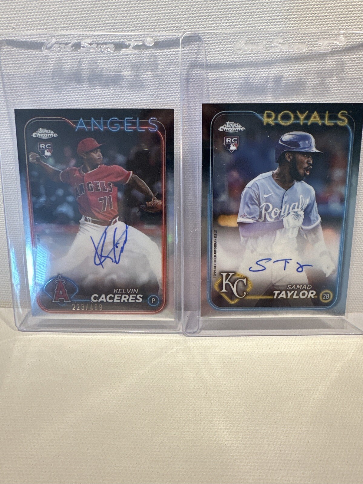 2 Card 2024 Topps Chrome Auto Lot!! 1 Refractor RC!! | eBay
