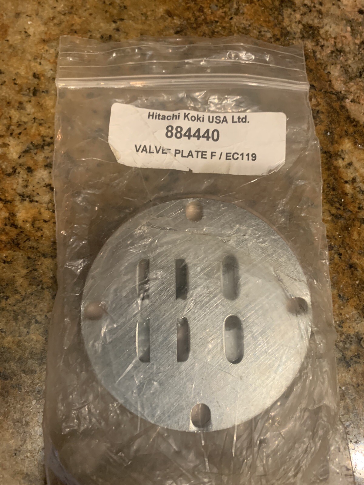 Hitachi 884-440 Replacement Part for Valve Plate Kit EC119 EC129 for ...