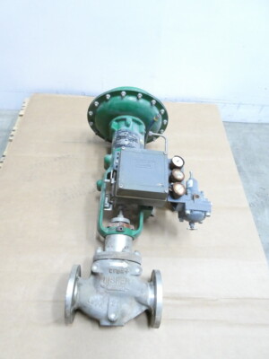 Fisher EZ 667 Size 40i 3582g Pneumatic Stainless Flanged Control Valve ...
