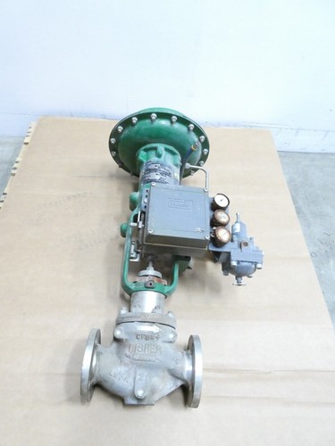 Fisher EZ 667 Size 40i 3582g Pneumatic Stainless Flanged Control Valve ...