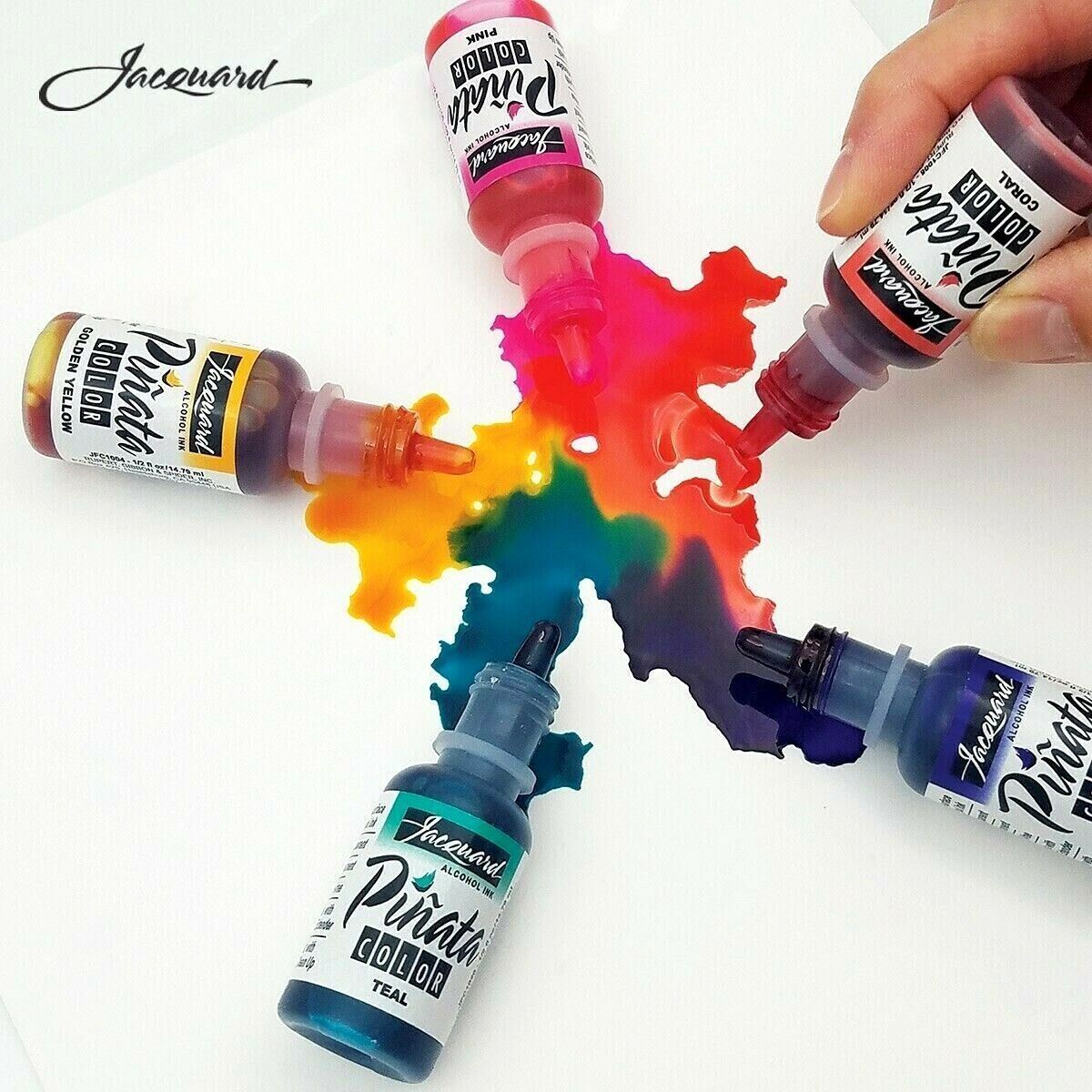 5 NEW COLOURS Jacquard Pinata Alcohol Inks Paint Resin Art Glass Wood ...