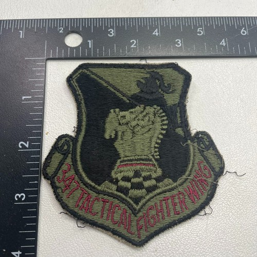 kinda big 347 TACTICAL FIGHTER WING USAF U.S. Air Force Patch (SUBDUED ...