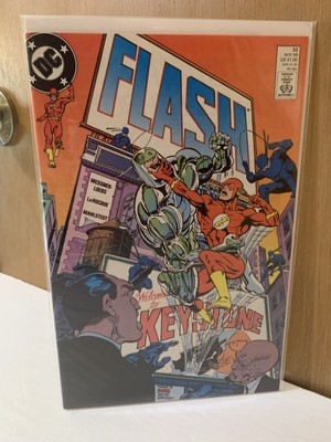 Flash 32🔥1989 Keystone🔥Wally West🔥Copper Age DC Comics🔥VF+ | eBay