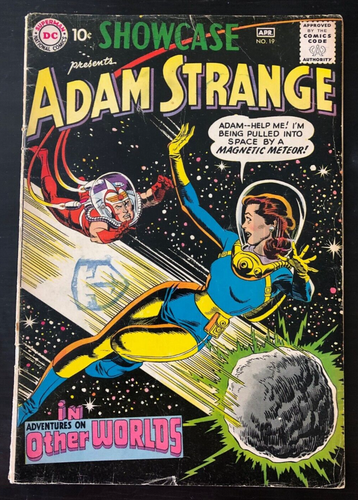 Showcase 19 KEY - 3rd app of Adam Strange 1959 | eBay