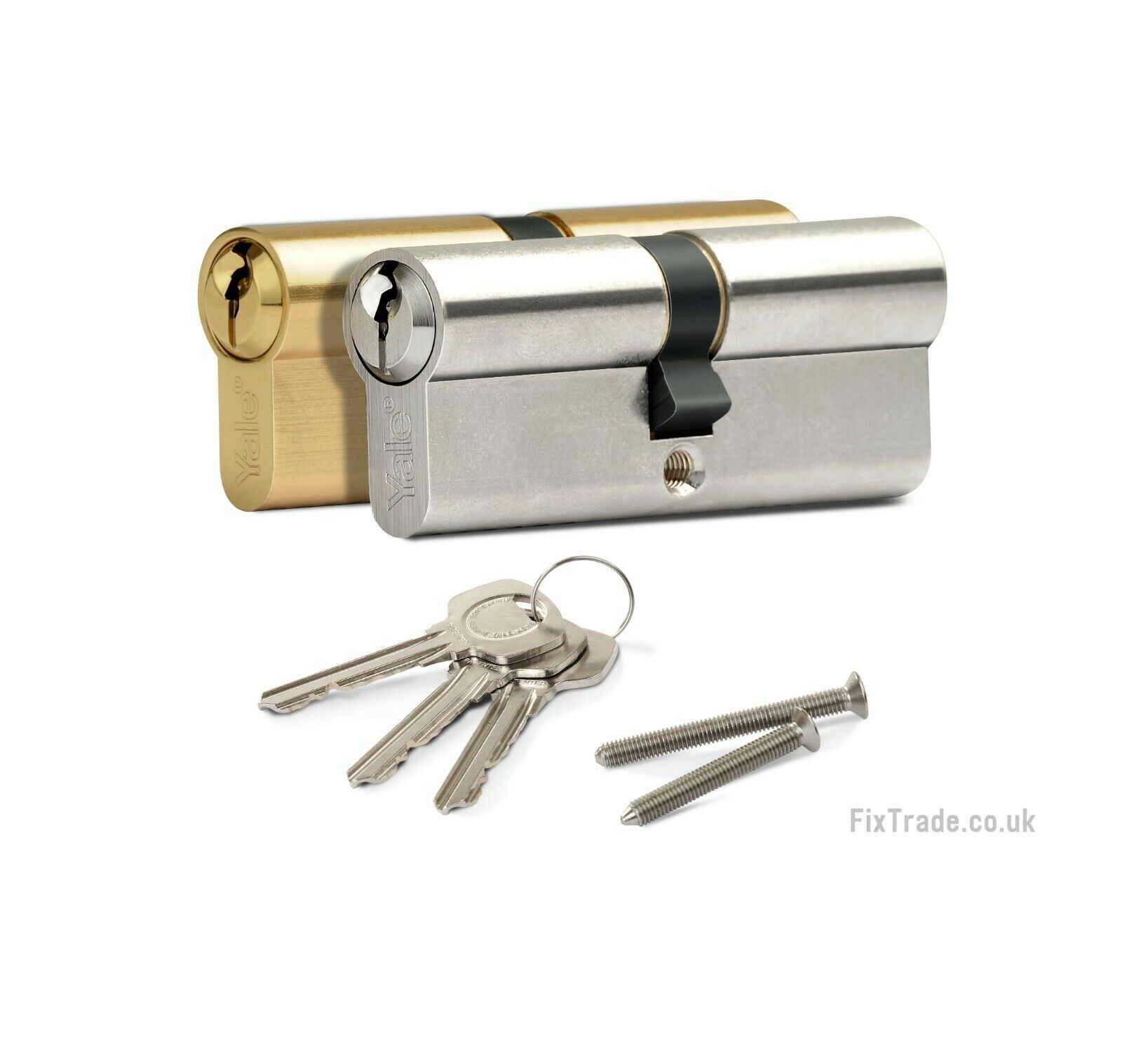 YALE uPVC Euro Cylinder Door Lock uPVC Aluminium Timber Door Barrel 6 ...
