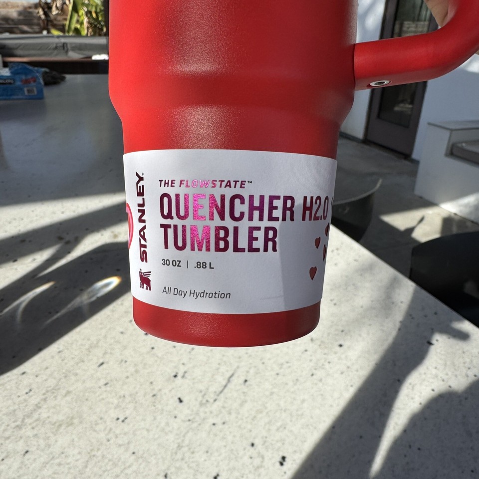 Stanley Target Exclusive Valentine’s Day Ruby Hearts Red 30oz Tumbler ...