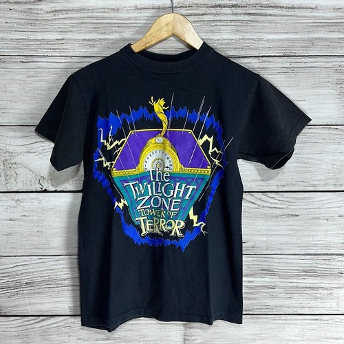 Vintage Disney Twilight Zone Tower of Terror Tee Shirt Glow in the Dark ...