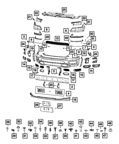 Genuine Mopar Fog Lamp Bezel Kit 68318117AB | eBay