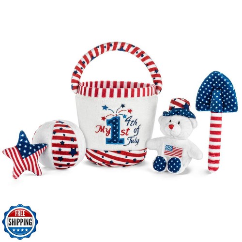 Genius Baby Toys American Flag Toy and USA Plush Playset - My 1st 4th ...