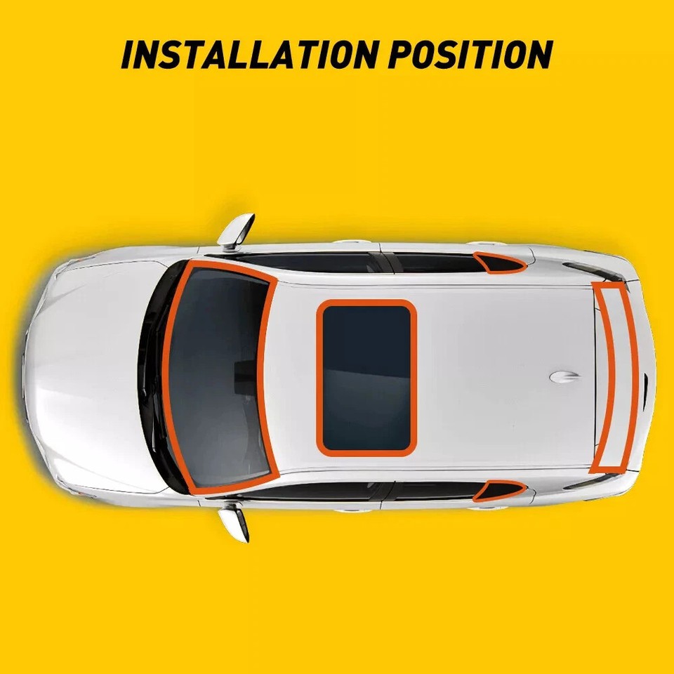 6M Weatherstrip Adhesive T Shape Sunroof Seal Weather Strip Leak Sound ...