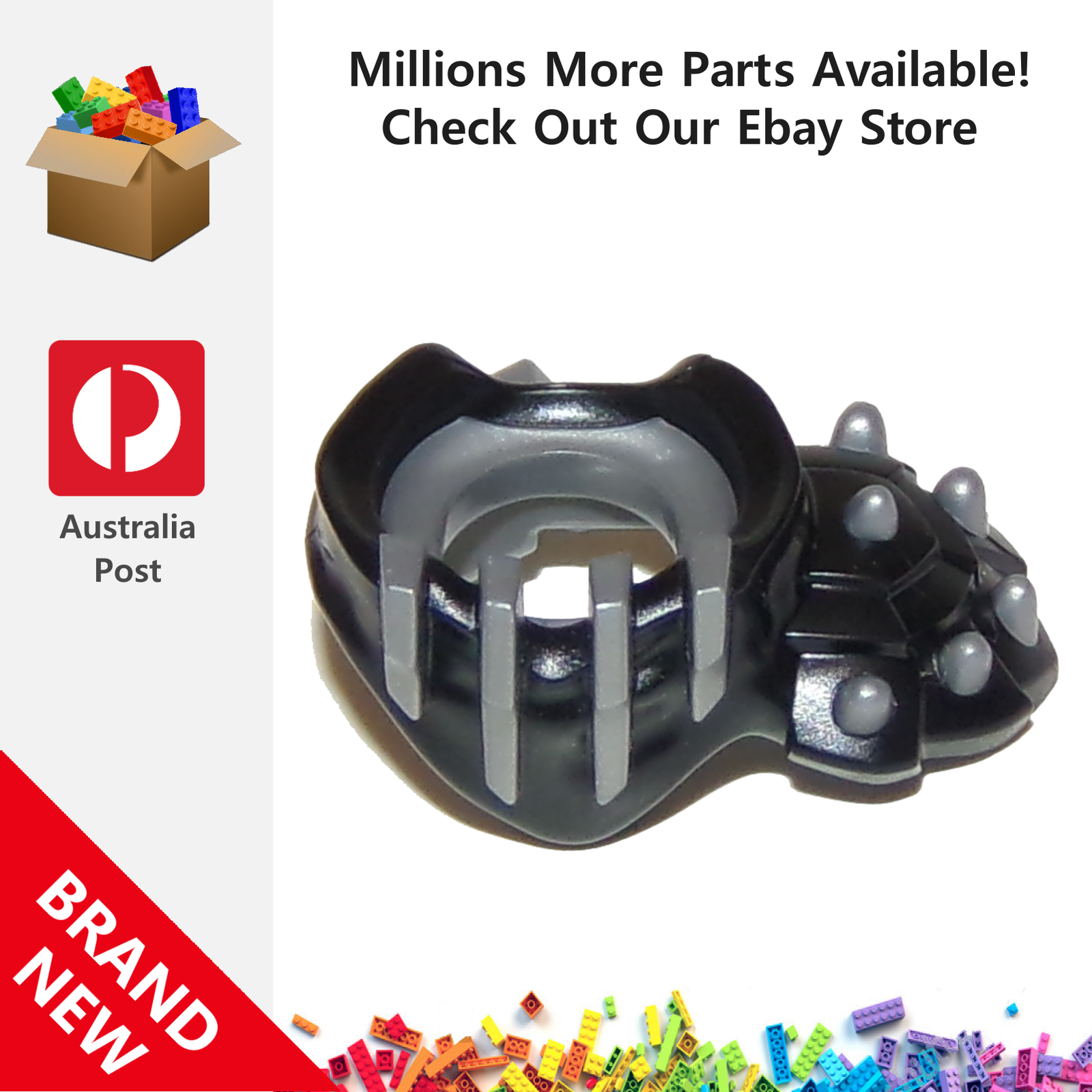 Genuine LEGO™ Silver Minifigure Armor Breastplate with Shoulder 36015 ...