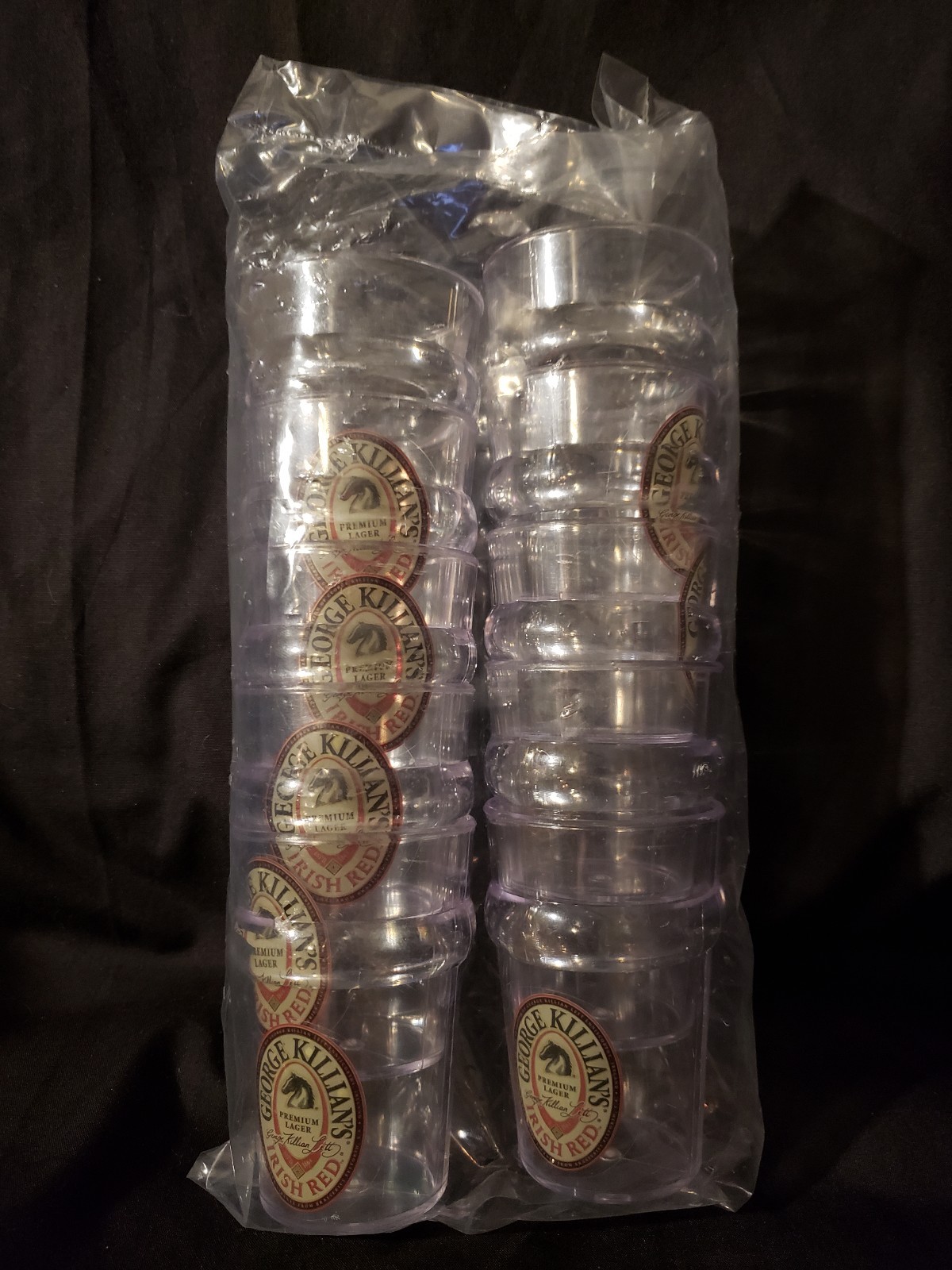 New Package Of Ten Killian's Irish Red Plastic Sampling Shot Glasses | eBay
