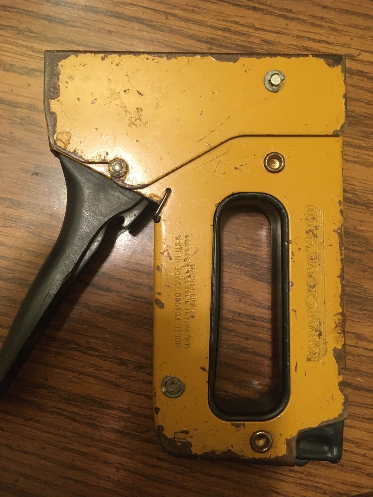 Vintage Bostitch Power Crown Hand Stapler Staple Gun PC4000 for sale ...