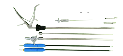 5pc Laparoscopic Set 5mmx330mm Laparoscopy Endoscopy Surgical ...