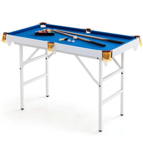 47'' Pool Table Set for Kids Foldable Billiard Table for Home and ...