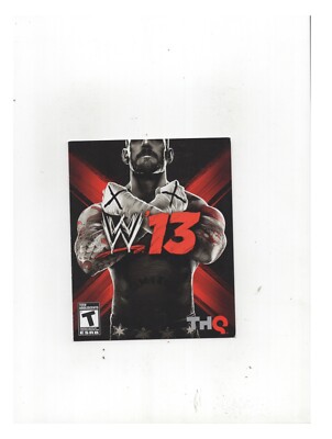 WWF 13 FRENCH CANADA PS3 MANUAL ONLY NO TRACKING Authentic | eBay