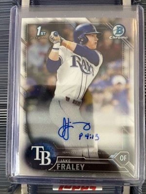 2016 BOWMAN DRAFT CHROME DRAFT PICKS AUTOS #CDAJF JAKE FRALEY RC | eBay