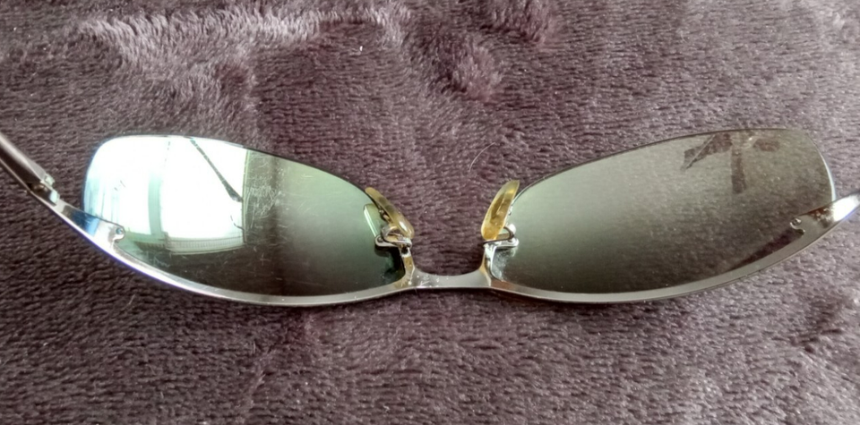 RAY-BAN RB3179 Top Bar Men's Silver Tone Mirrored Sunglasses- 63[ ]15 ...