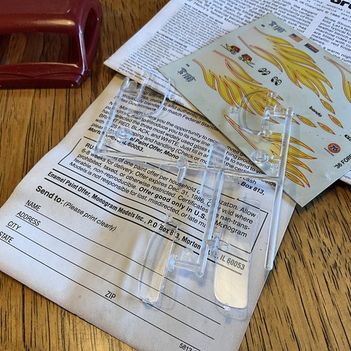 Monogram 1/24 '36 Ford Coupe Street Rod Sealed Model Kit # 2721 1985 | eBay