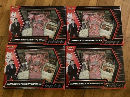 Pokemon Team Rocket's Mewtwo EX Box Destined Rivals - Lot Of 4 New | eBay