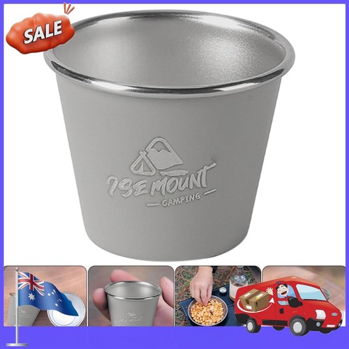 50ML Drinking Cups Stackable Portable for Hiking Fishing Climbing (Grey ...