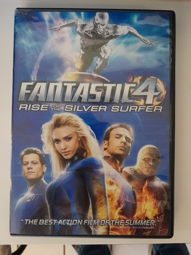 FANTASTIC 4 RISE OF THE SILVER SURFER Chris Evans Jessica Alba DVD disc ...