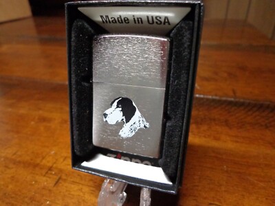 ENGLISH POINTER DOG HUNTING DOG ZIPPO LIGHTER MINT IN BOX | eBay