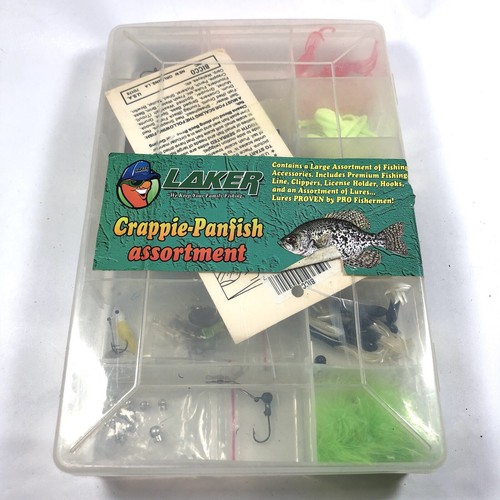 Crappie Panfish Tackle Box Scaler Lures Assortment Lot -FREE SHIPPING ...