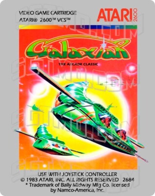 Atari 2600 Replacement Label - Galaxian | eBay
