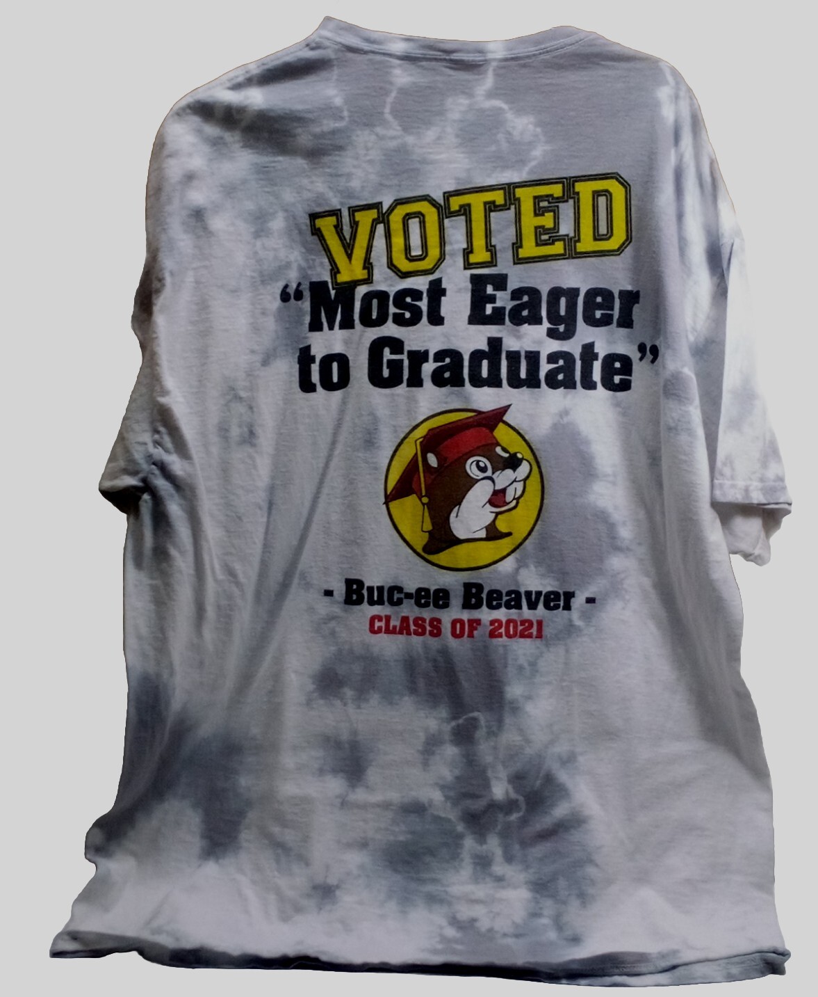 Buc-ees Class Of 2021 Tie-dyed Tee Graduate Beaver Gr… - Gem