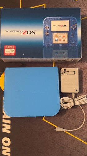 Crystal Blue Nintendo 2DS Handheld Console with Original Box Mint Cib ...
