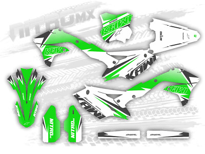 Graphics Kit fits Kawasaki KX 450F KXF 450 KX450F 2016 2017 2018 Decals ...