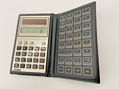Vintage 1984 Casio FX-451 Solar Power Scientific Calculator Tested ...