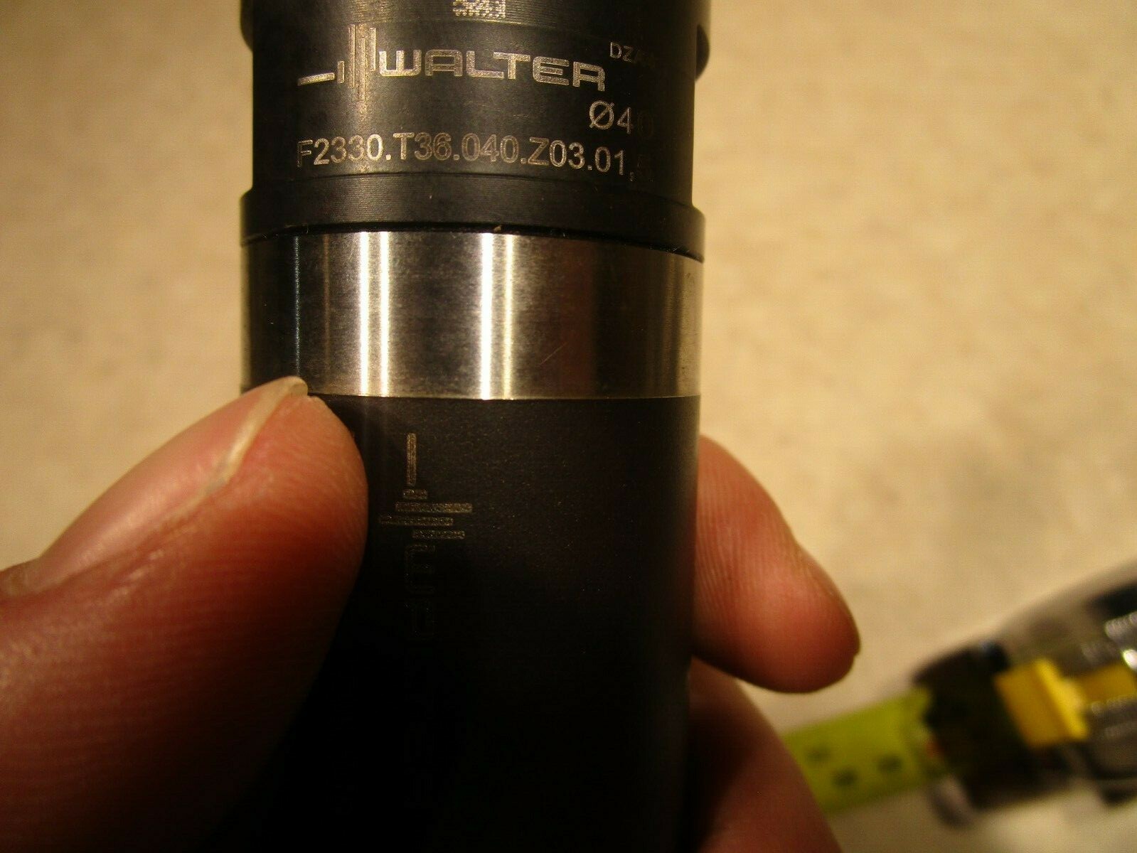 WALTER F2330.T36.040.Z03.01,5, MILLING CUTTER, w/ MODULAR TOOL ADAPTER ...