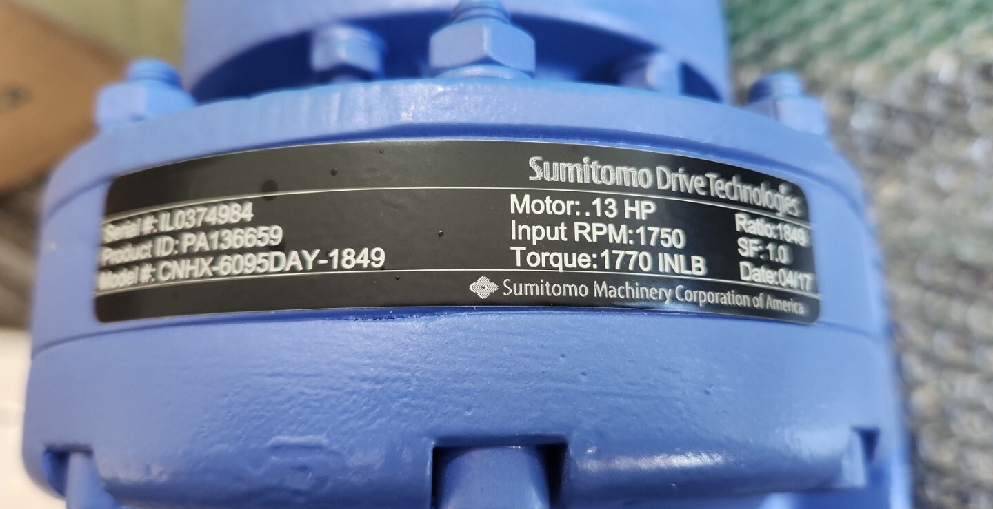 🆕️ Sumitomo Gear Speed Reducer CNHX-6095DAY-1849 Cyclo 6000⚡️🇺🇸 SHIP ...