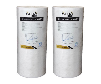 Jumbo PP Spun 10"x4.5" water filter polypropelene - 2 pcs | eBay