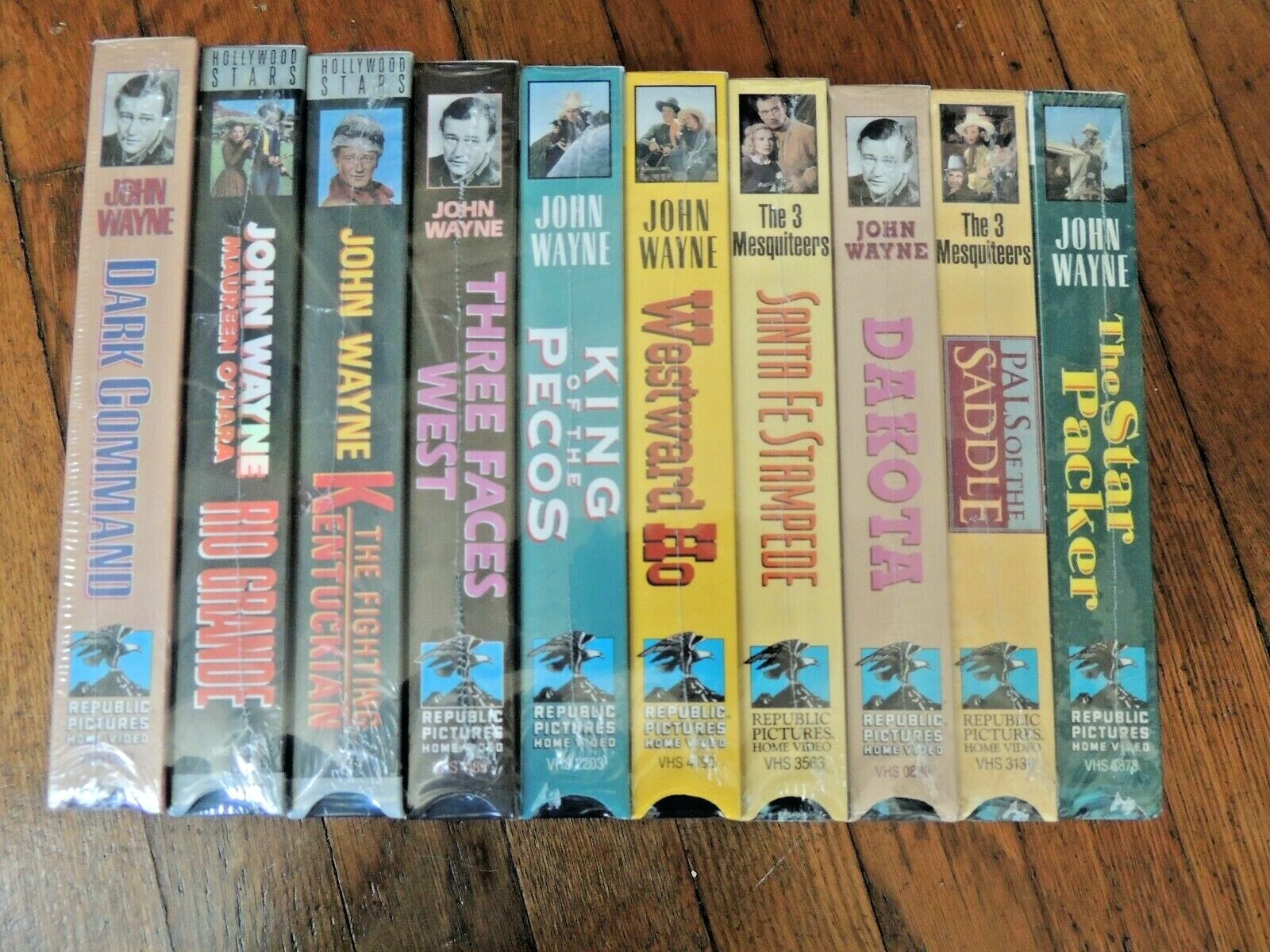 John Wayne Western Movie Collection 10 Movie Set VHS Collection New and ...