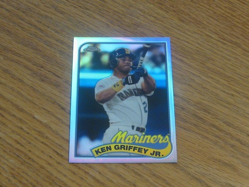 KEN GRIFFEY jr 2014 Topps Chrome 1989 #89TC-KGJ Refractor Mariners | eBay