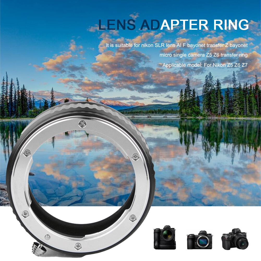 SLR Cameras Lens Adapter Ring for Nikon AI F to Z5 Z6 Z7 Camera Body ...