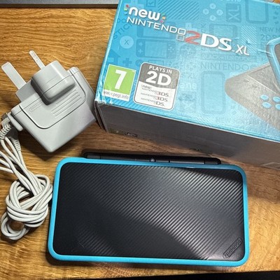 New Nintendo 2DS XL - Black & Blue Boxed With Charger | eBay UK