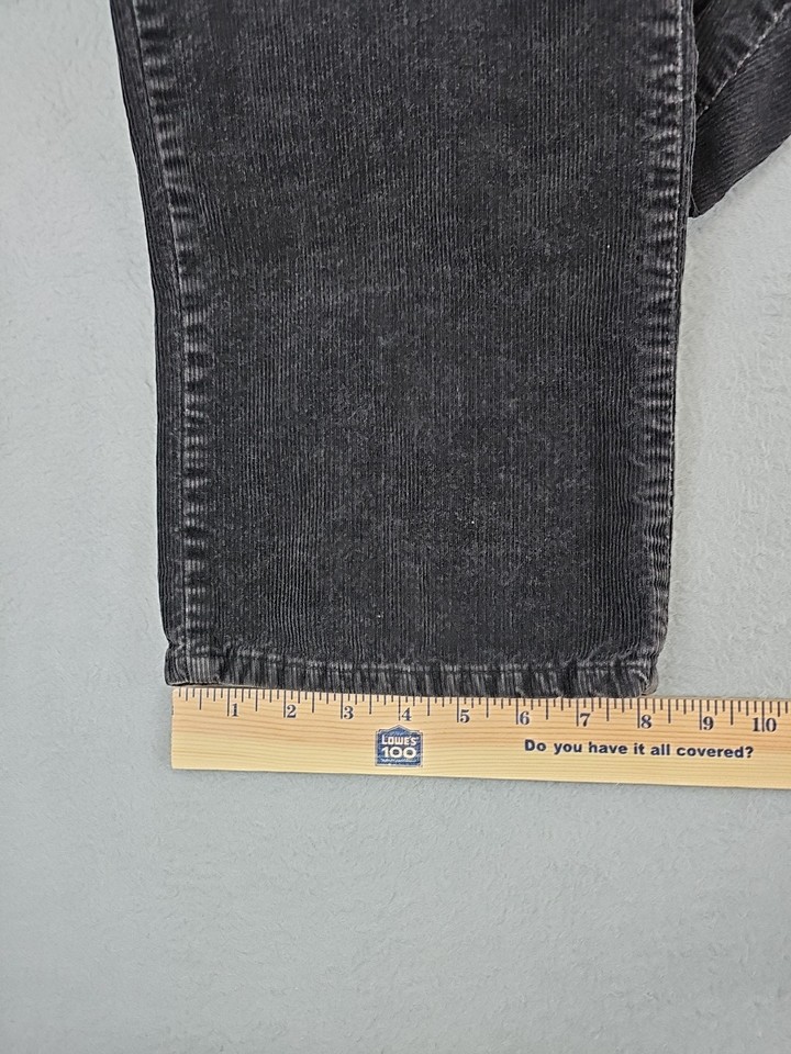 GAP Corduroy Pants Men's 35x29 Black Straight Fit Vintage Y2K Grunge ...