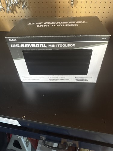 US General Mini Tool Box. Harbor Freight. Black- Brand new | eBay